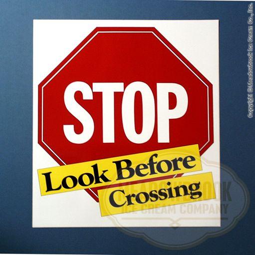 Good Humor Ice Cream Truck Decal / Sign / Sticker - STOP - LOOK BEFORE ...
