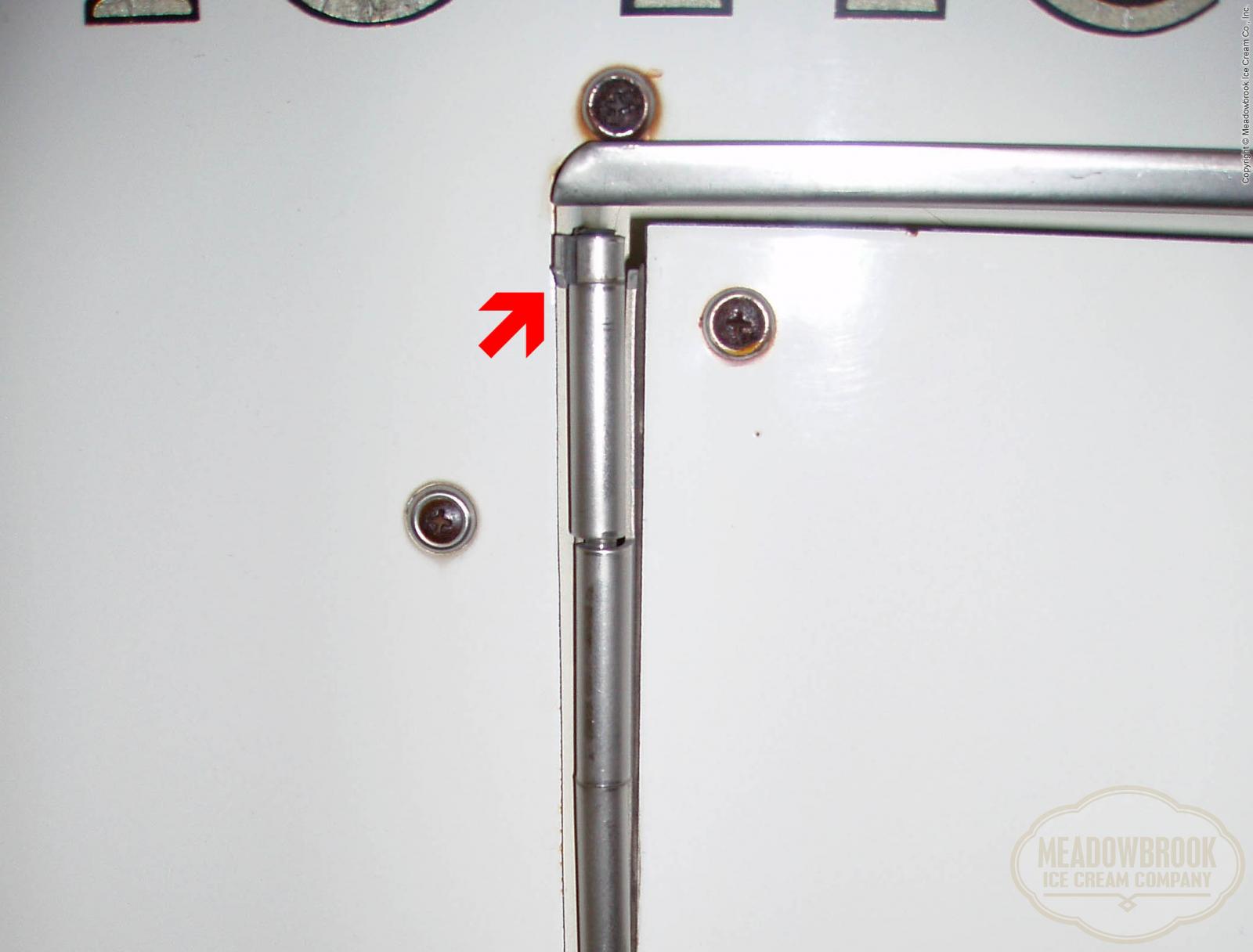 Freezer Door Hinge for F250 Conventional Good Humor Truck (Hopper ...