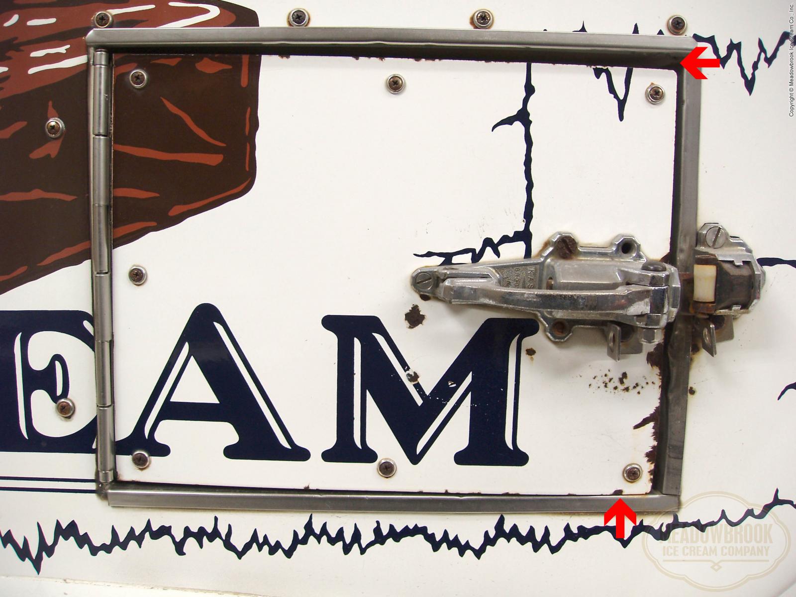 Freezer Door Hinge for F250 Conventional Good Humor Truck (Hopper ...