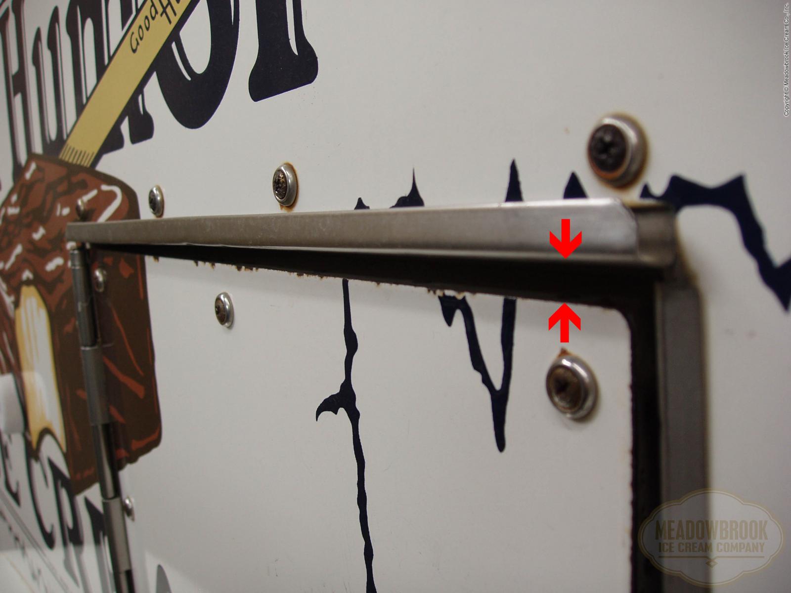 Freezer Door Hinge for F250 Conventional Good Humor Truck (Hopper ...