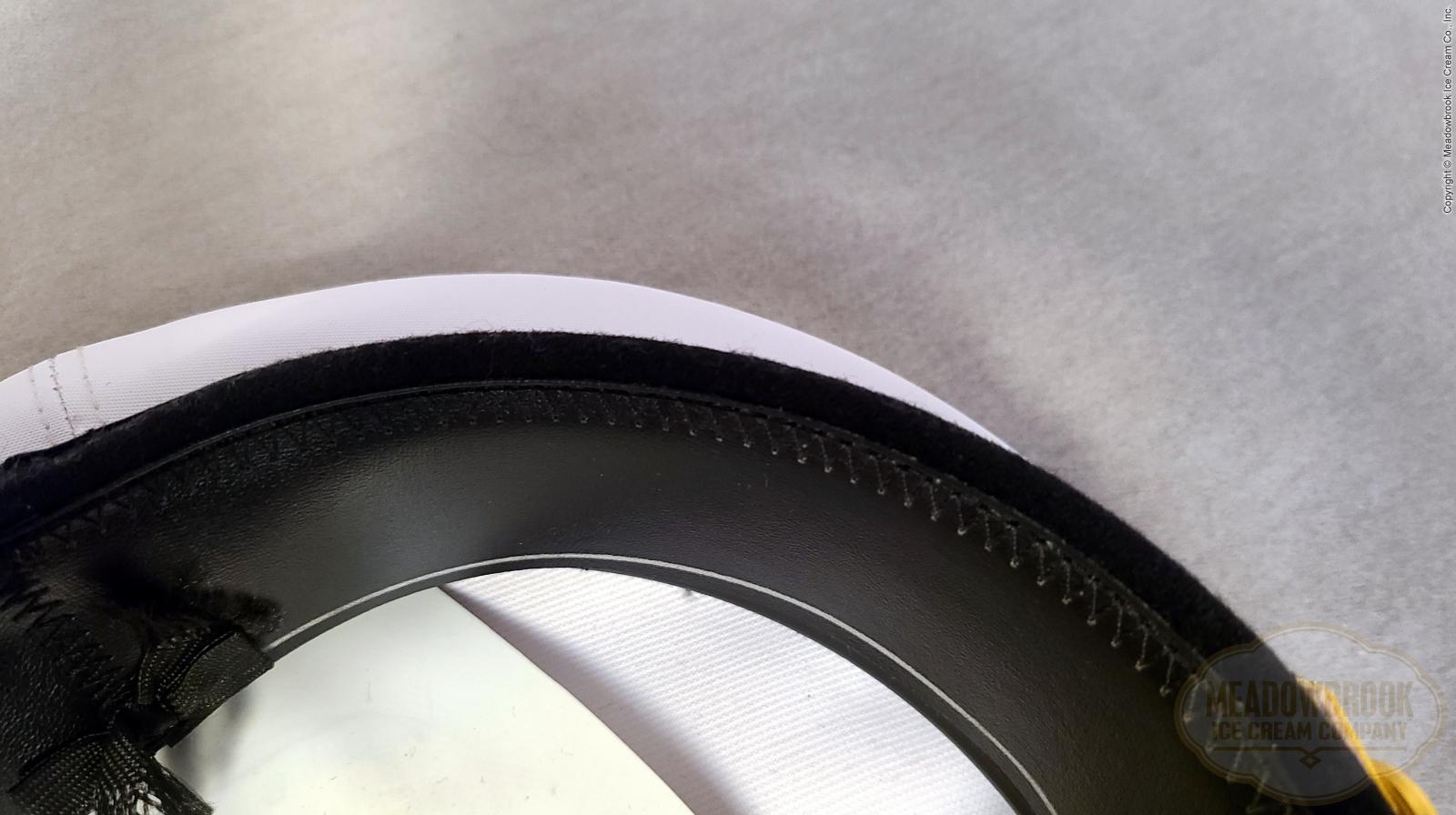 Good Humor Ice Cream Hat - White Vinyl w/ Gold Badge - Size 7-1/4 to 7 ...