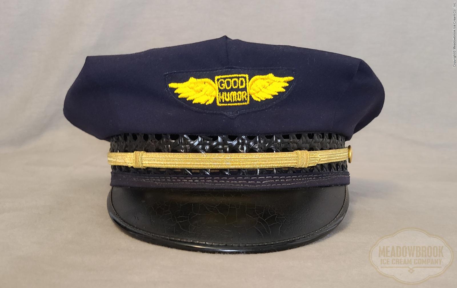 Vintage Good Humor Ice Cream Hat - Blue w/ Gold Embroidered Badge ...