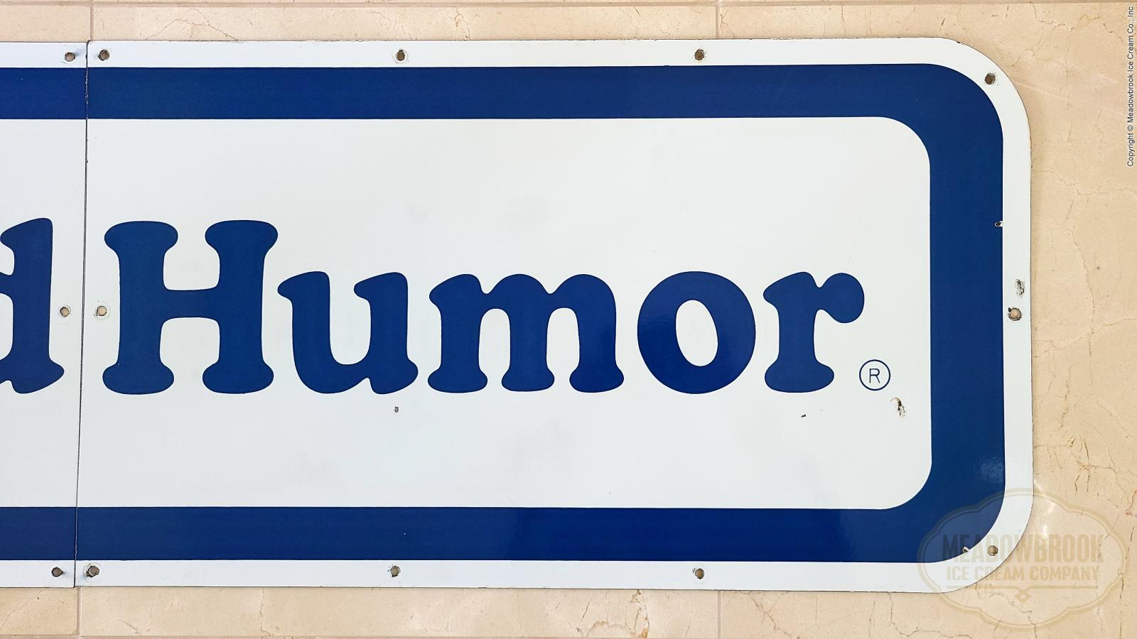 Original Good Humor Ice Cream Truck Rear Porcelain Sign Set (B1 ...