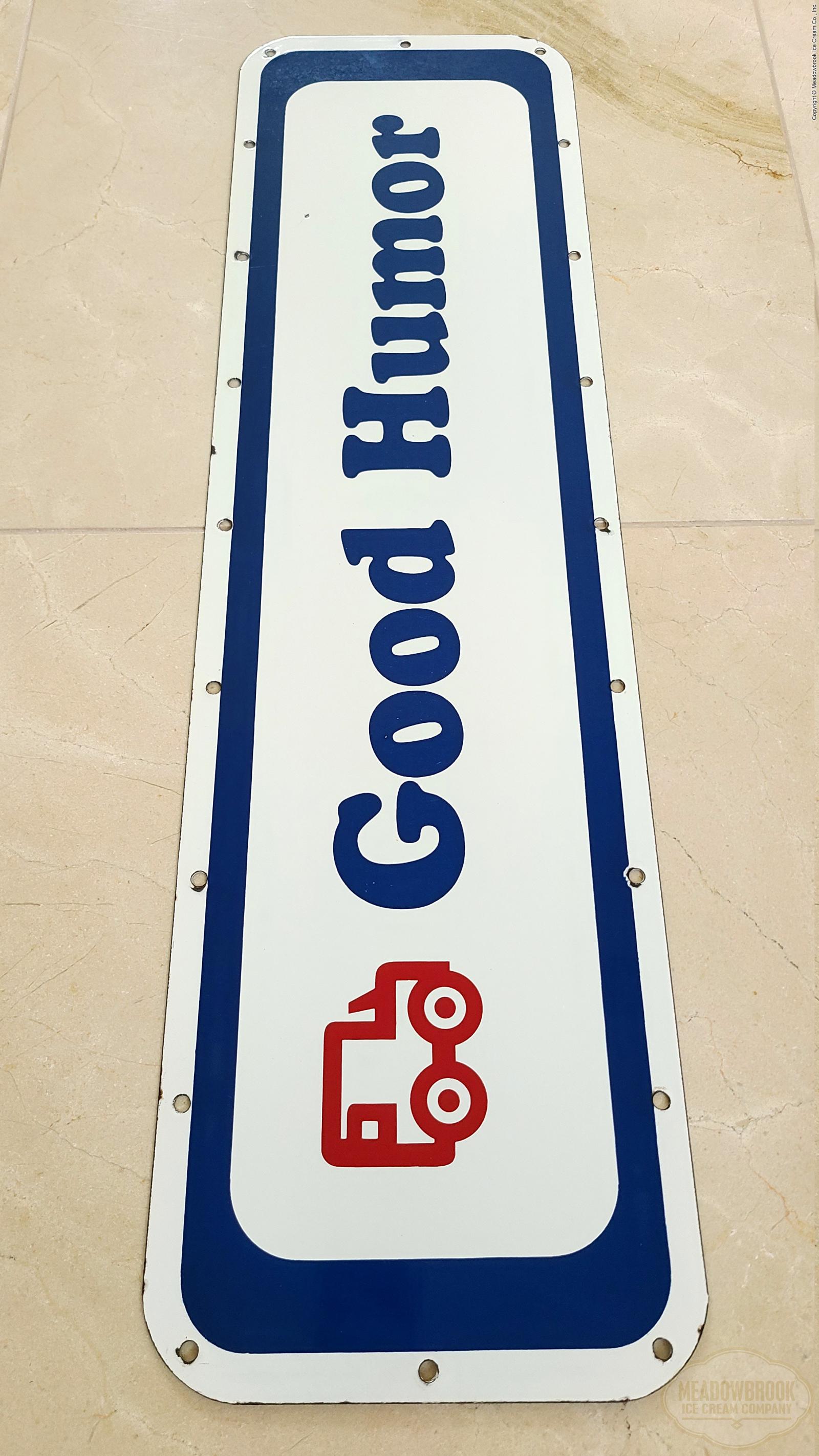 Original Good Humor Ice Cream Truck Front Porcelain Sign (A2 Condition ...