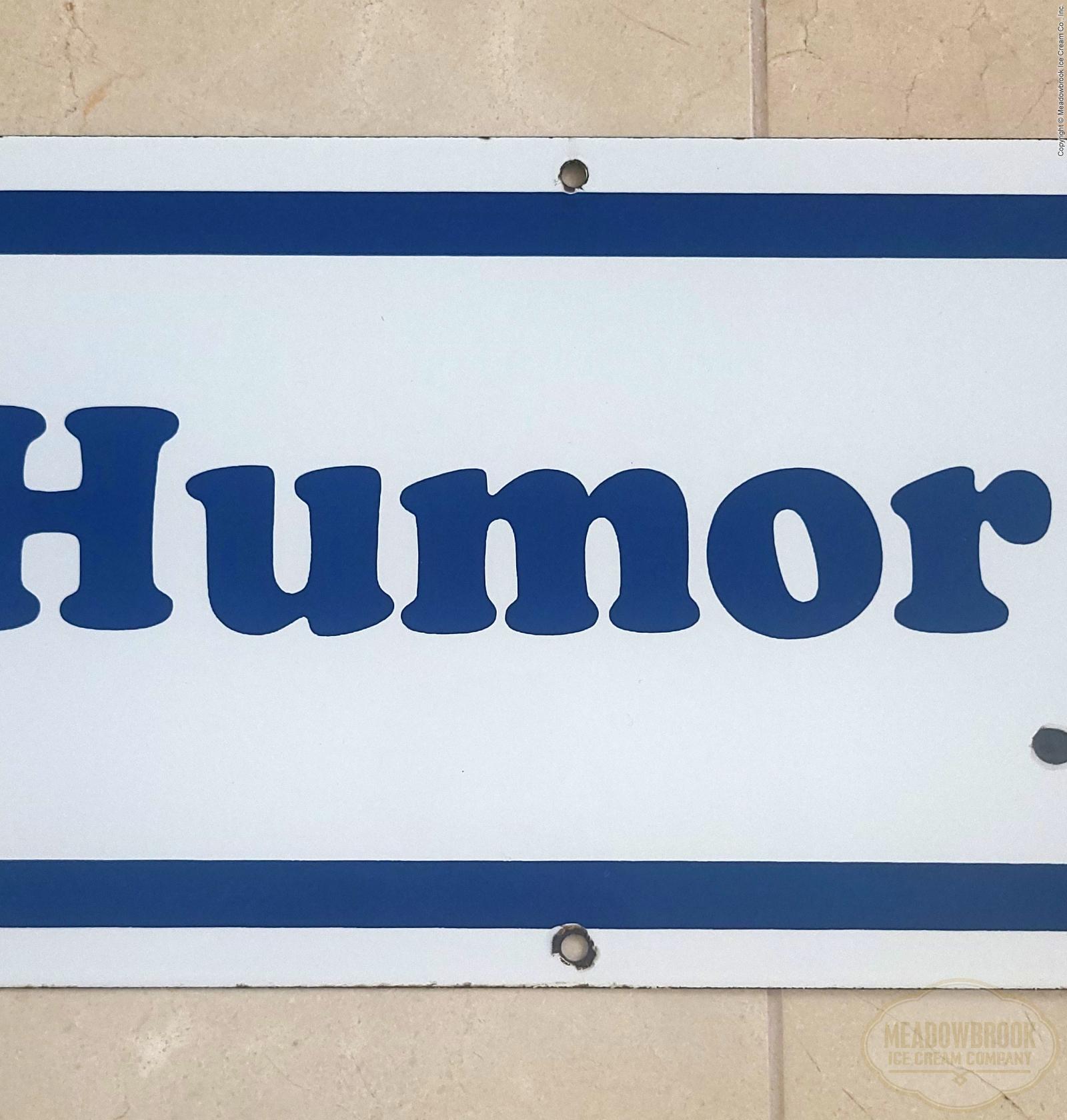 Original Good Humor Ice Cream Truck Front Porcelain Sign (B1 Condition ...